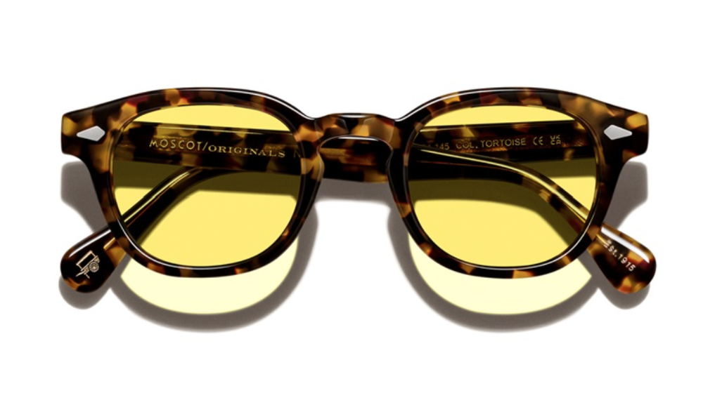 Moscot Lemtosh Mellow Yellow Custom made tints™ 49 – Óptica Coutinho